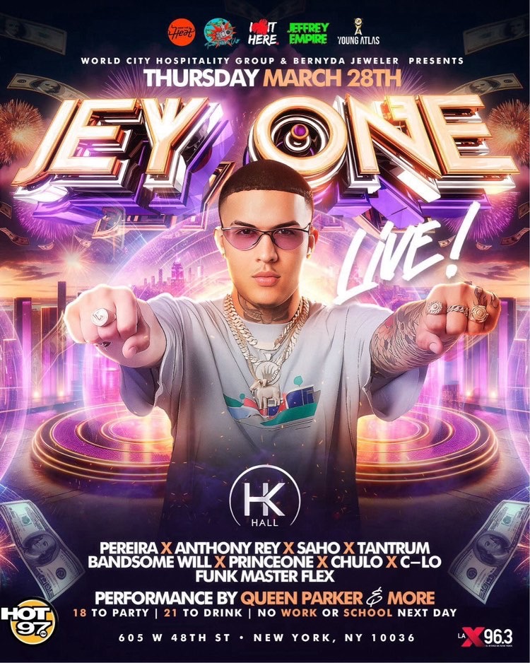 18+ 21 to Drink JEY ONE LIVE CONCERT HK HALL Tickets - BoletosExpress