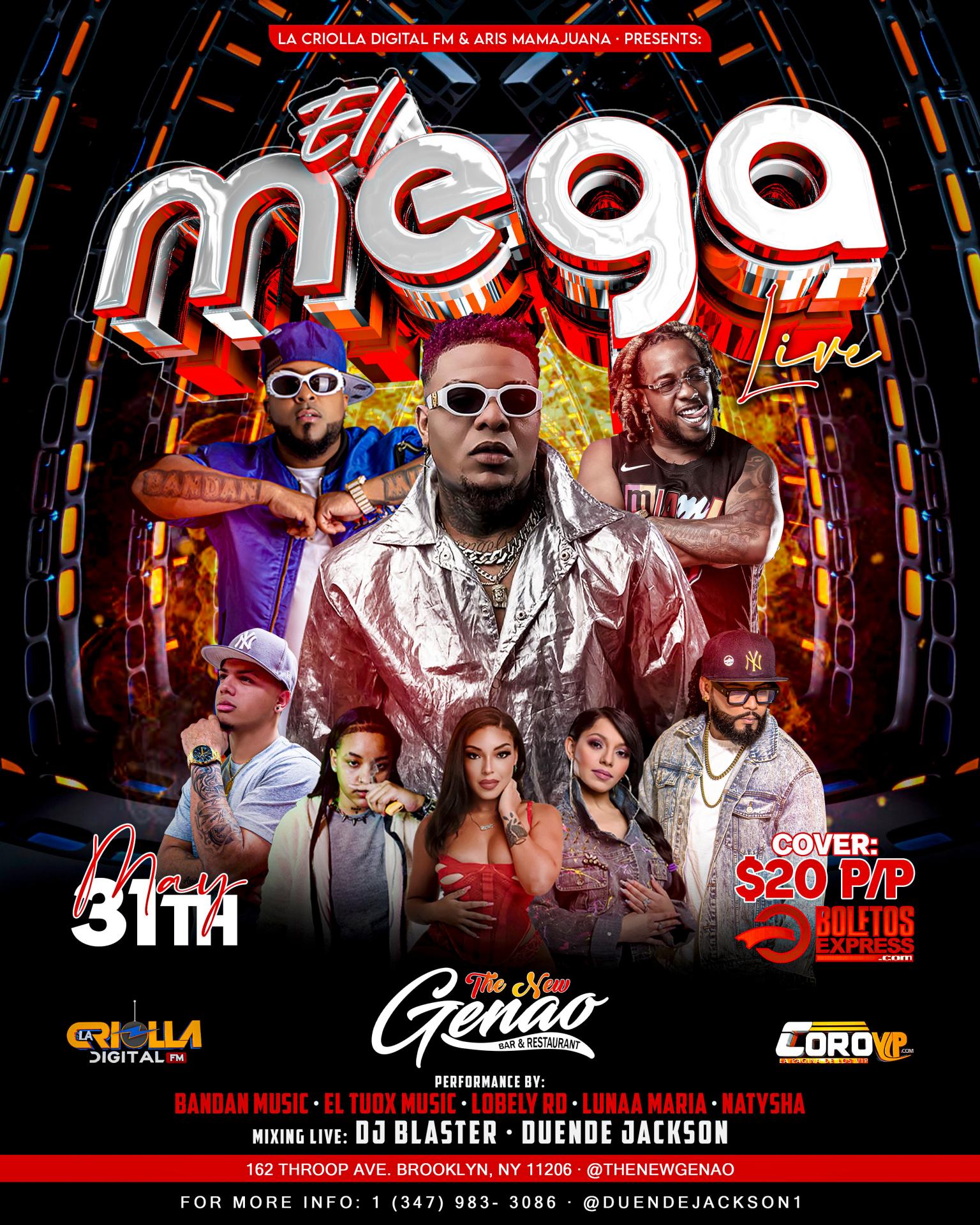 El Mega live Tickets - BoletosExpress