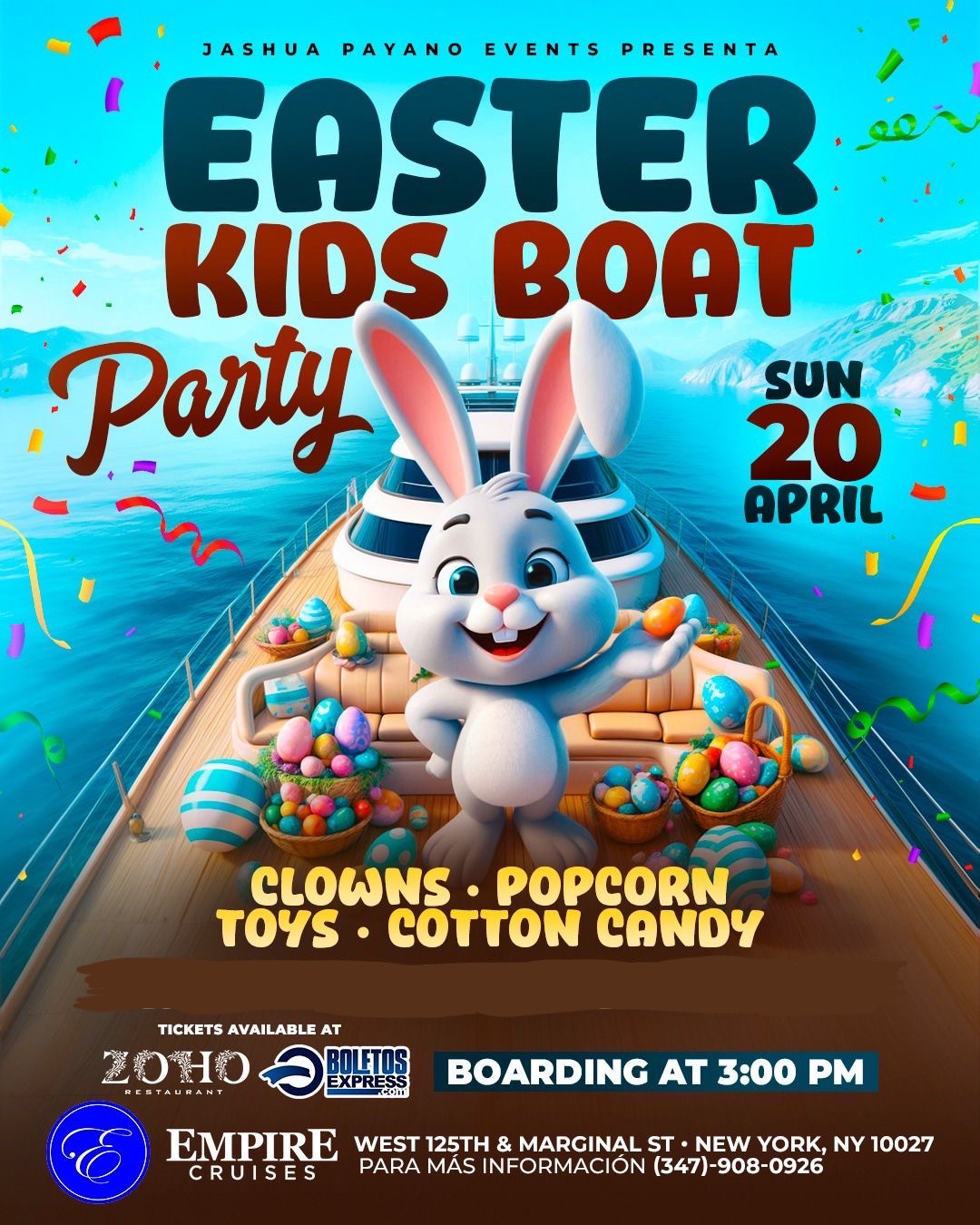 EASTER KIDS BOAT PARTY Tickets - BoletosExpress