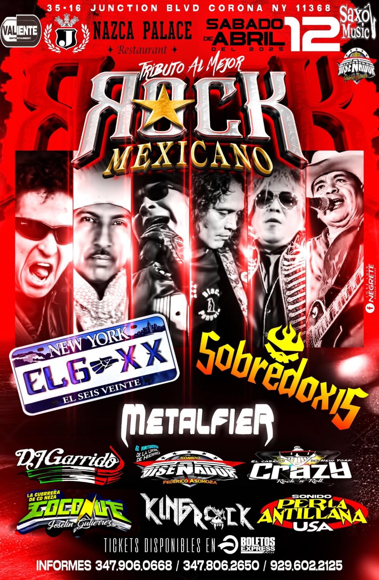 HOMENAJE AL ROCK MEXICANO Tickets - BoletosExpress